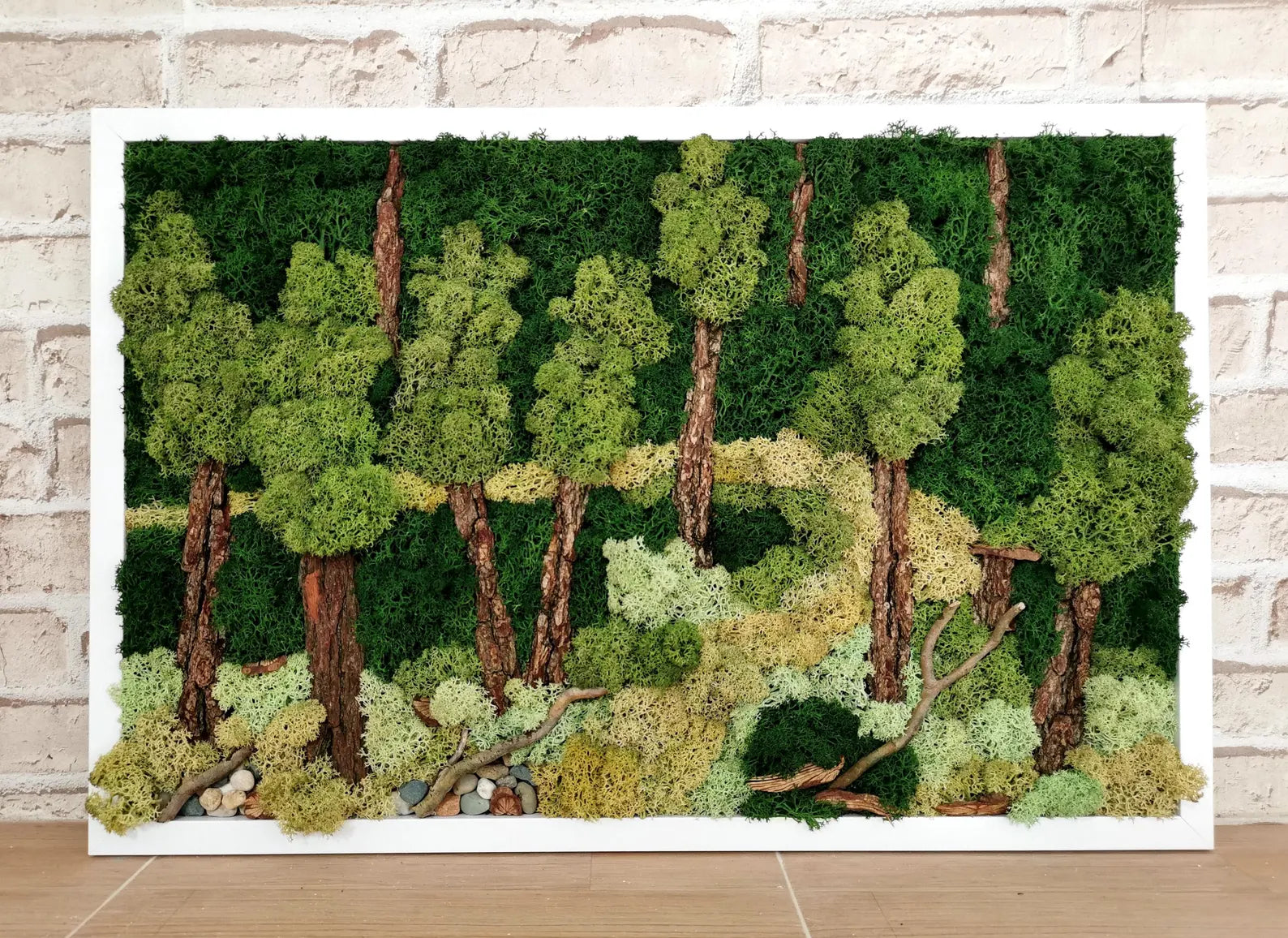 Moss Wall Art | Handmade Natural Moss Artwork | Unique Living Wall Dec